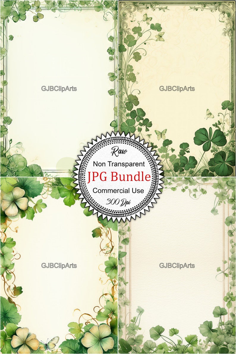 Vintage St. Patrick's Day Style Realistic Illustration Clipart ...