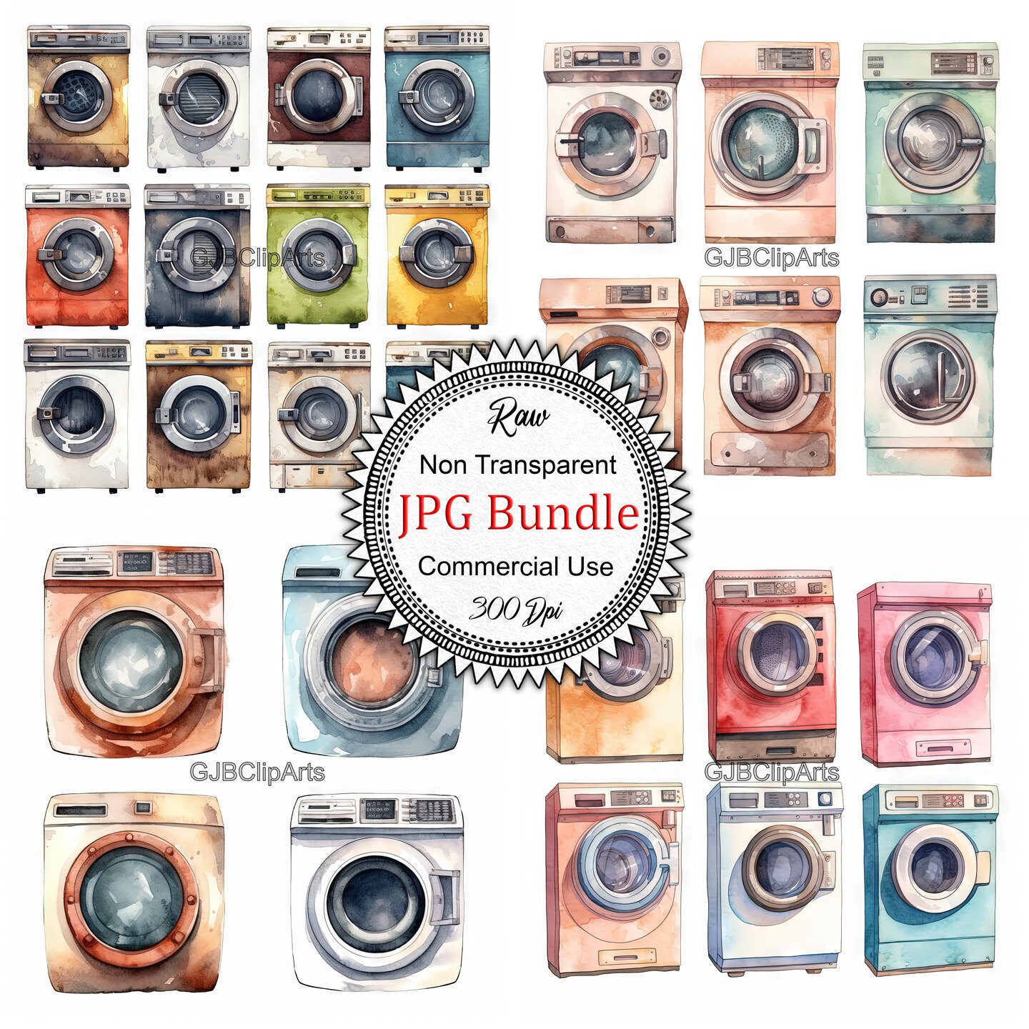 Vintage Washers ,industrial Design,digital Clipart, Printable Clipart ...