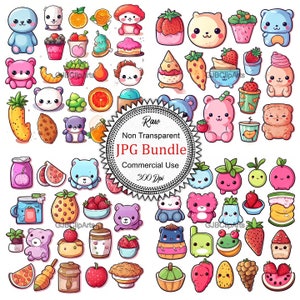 Kawaii Clipart, Kawaii Bundle Collection,digital Stickers, Digital ...