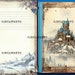 Frozen Kingdom Lined Page, Empty Journal Page Clipart, Junk Journaling ...