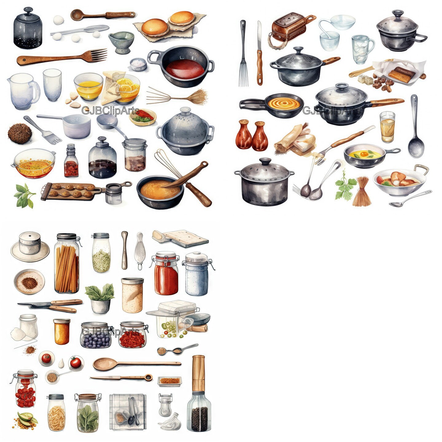 Cooking Experiments Clipart, Utensil Clipart, Ingredient Clipart ...