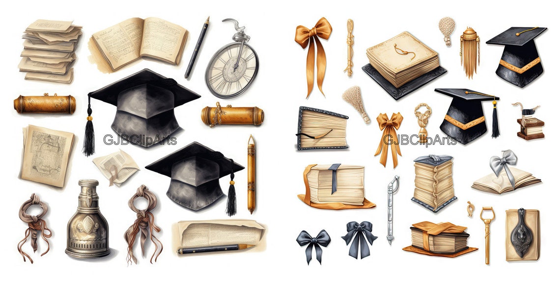 Graduation Milestones Clipart, School Clipart, Achievement Clipart ...