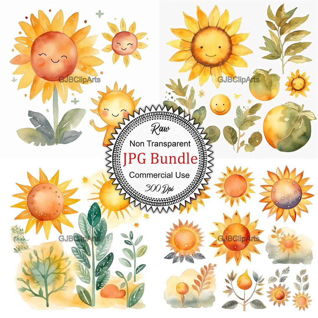 Sun Nature Watercolor Clipart, Journaling Bible Niv, Journaling ...