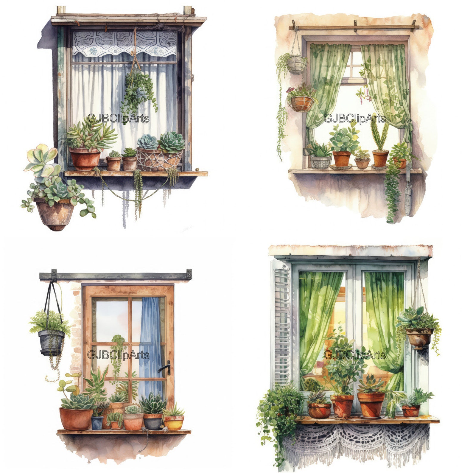 Leisure Corner and Window Clipart, Journaling Notebook, Journaling ...
