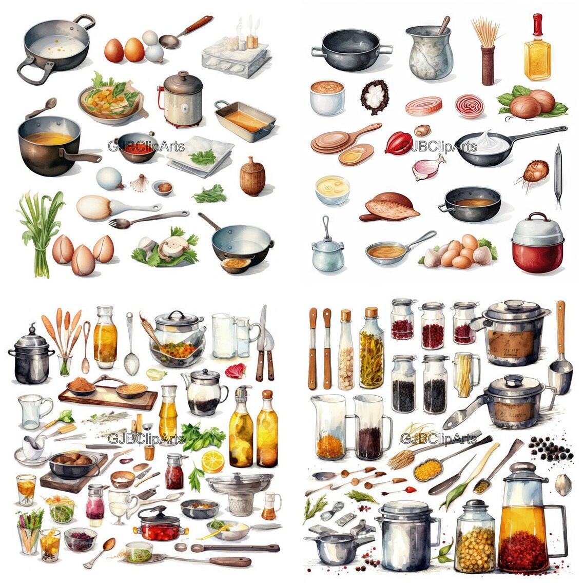 Cooking Experiments Clipart, Utensil Clipart, Ingredient Clipart ...