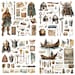 Vintage Vikings Junk Journal Kit Clipart, Viking Ship Clipart, Viking ...