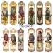 Whimsical Owls Clipart Tall Ornate Labels Clipart, Junk Journal Book ...