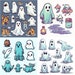 Ghost Elements Clipart, Junk Journaling Background Printables ...