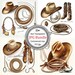 Lasso Clipart, Beautiful Cowboy Lasso Collection, Cowboy Clipart, Rodeo ...