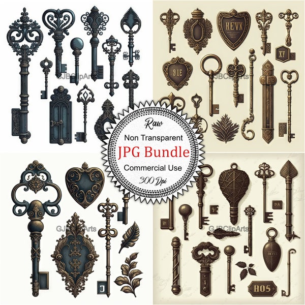 Antique Key Stencil - Etsy