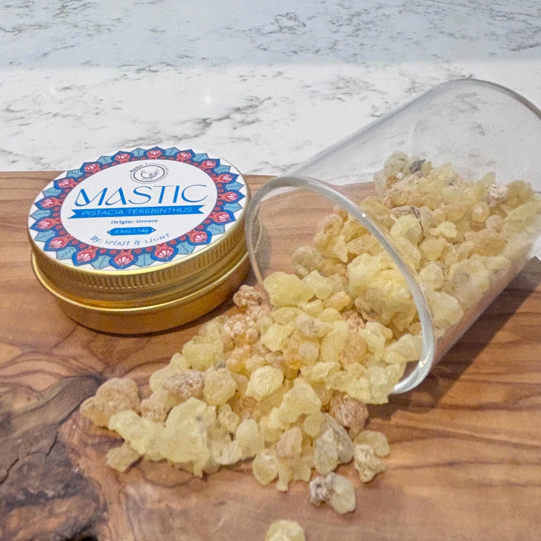 Organic Mastic Resin Tears: Authentic Greek Incense - Aromatherapy - Etsy