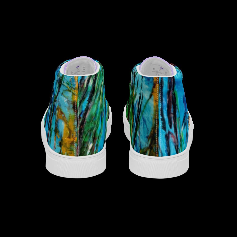 Men Canvas Sneaker With Original Art - Etsy