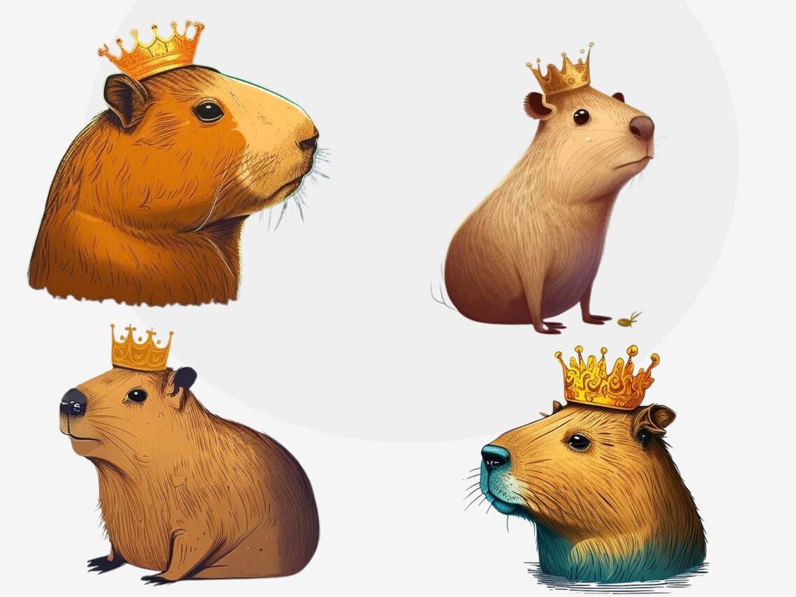 King Capybara Emotes Twitch & Discord | Channel Points | Streamer ...