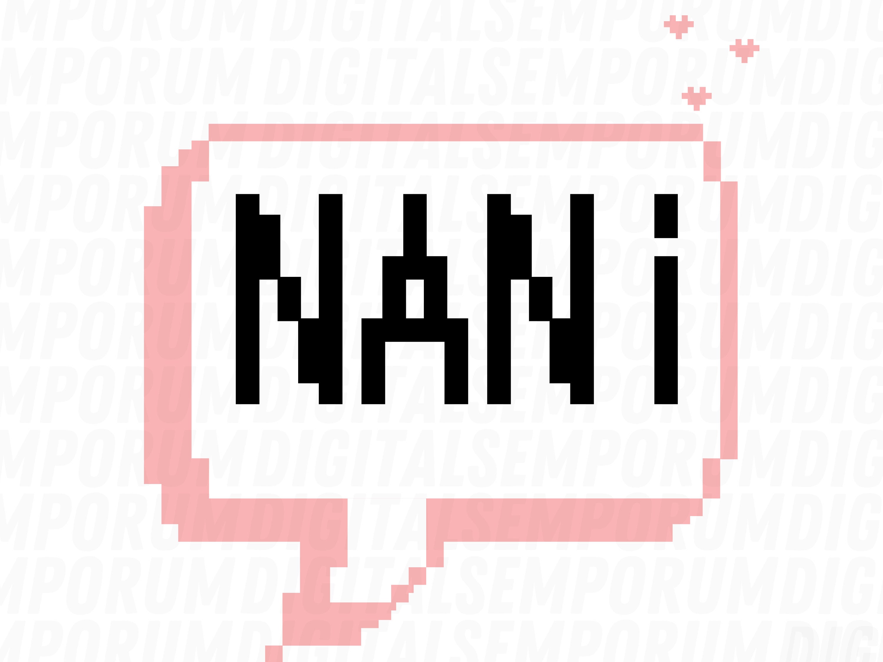 NANI Emote, WHAT Emote, Static Emote, Twitch Mod Emote, Pixel Emote ...