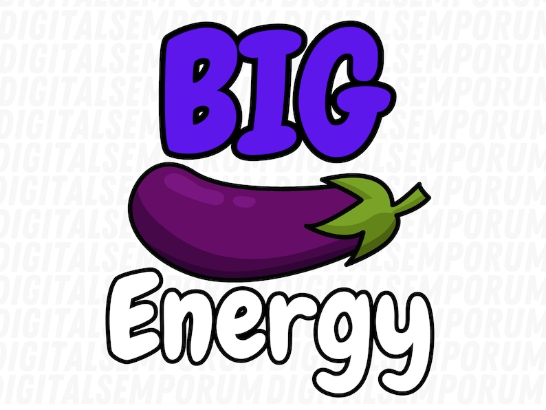 Big Energy Emote, Eggplant Emote, Static Emote, Twitch Mod Emote ...