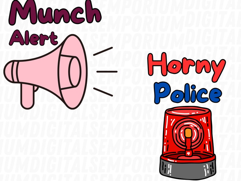 Police Alert Twitch Emote, Munch Emote, Meme Emote, Simp Emote, Funny ...
