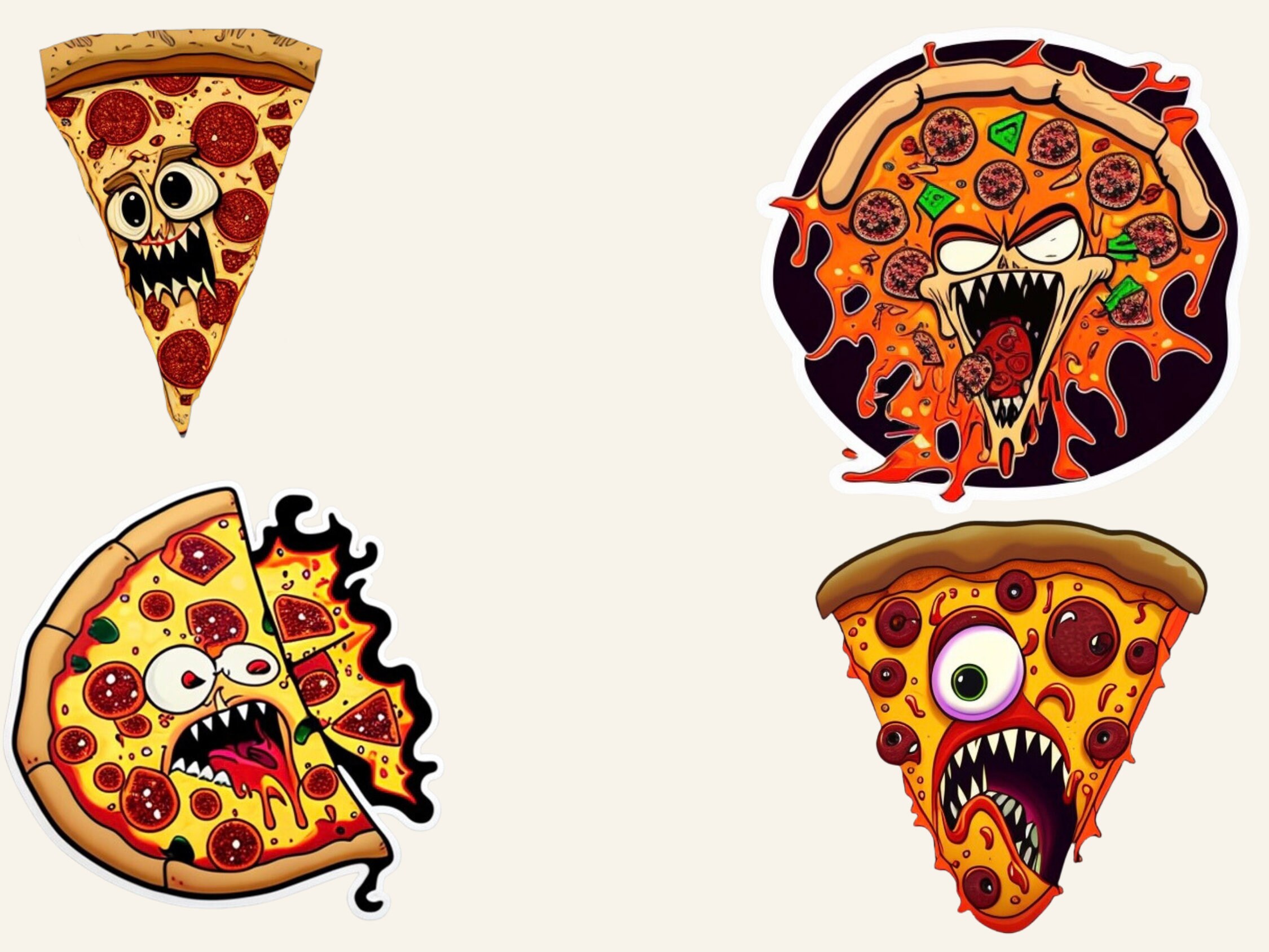 Monster Pizza Twitch & Discord | Channel Points | Streamer | Emoji ...