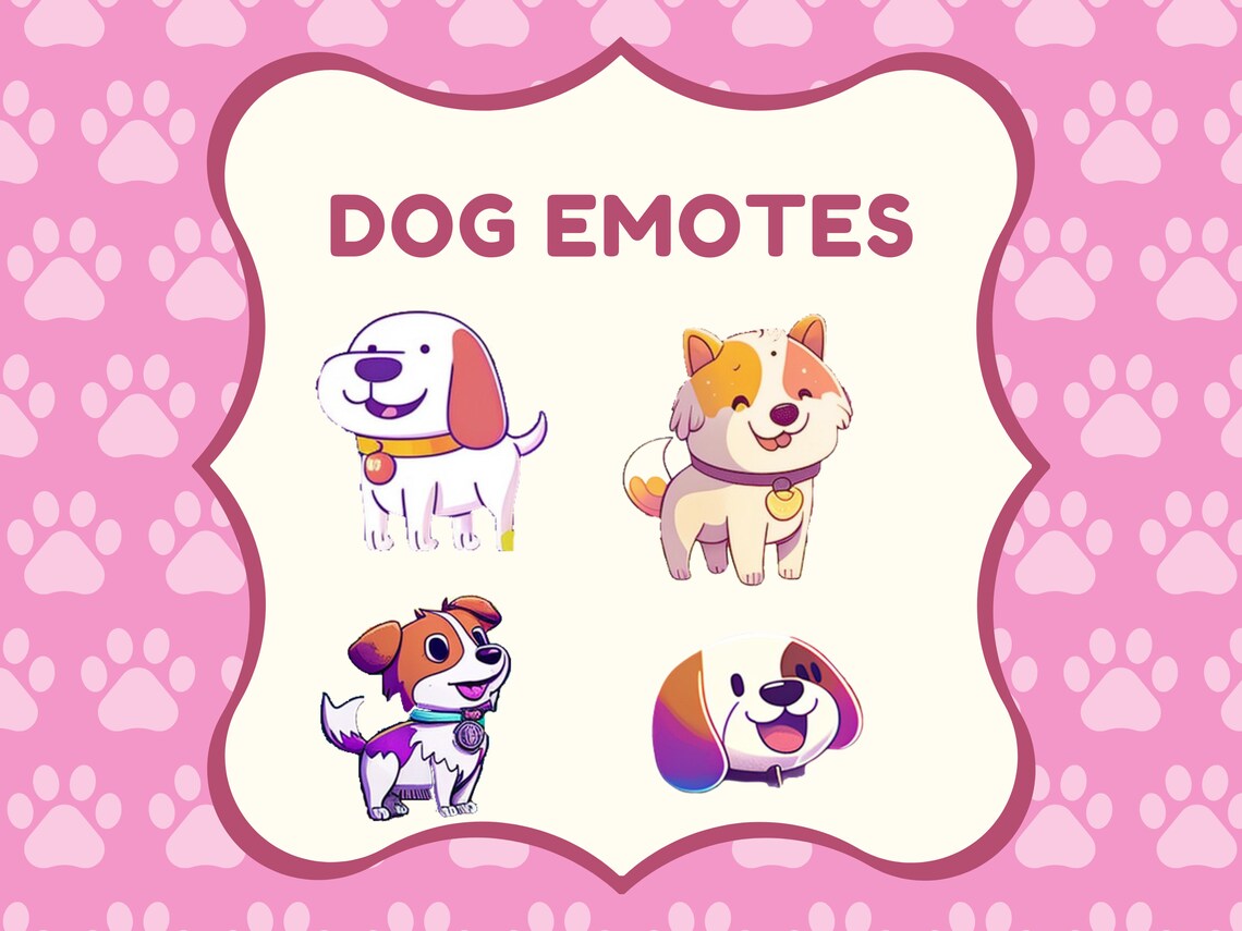 Happy Cute Dog Twitch Emotes | Discord Emotes | Youtube Emotes ...