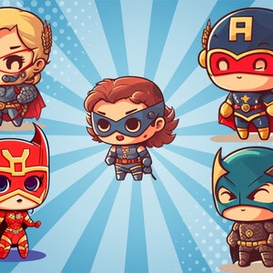 Chibi Hero Emote Twitch, Discord, Channel Point, Streamer, Emoji ...