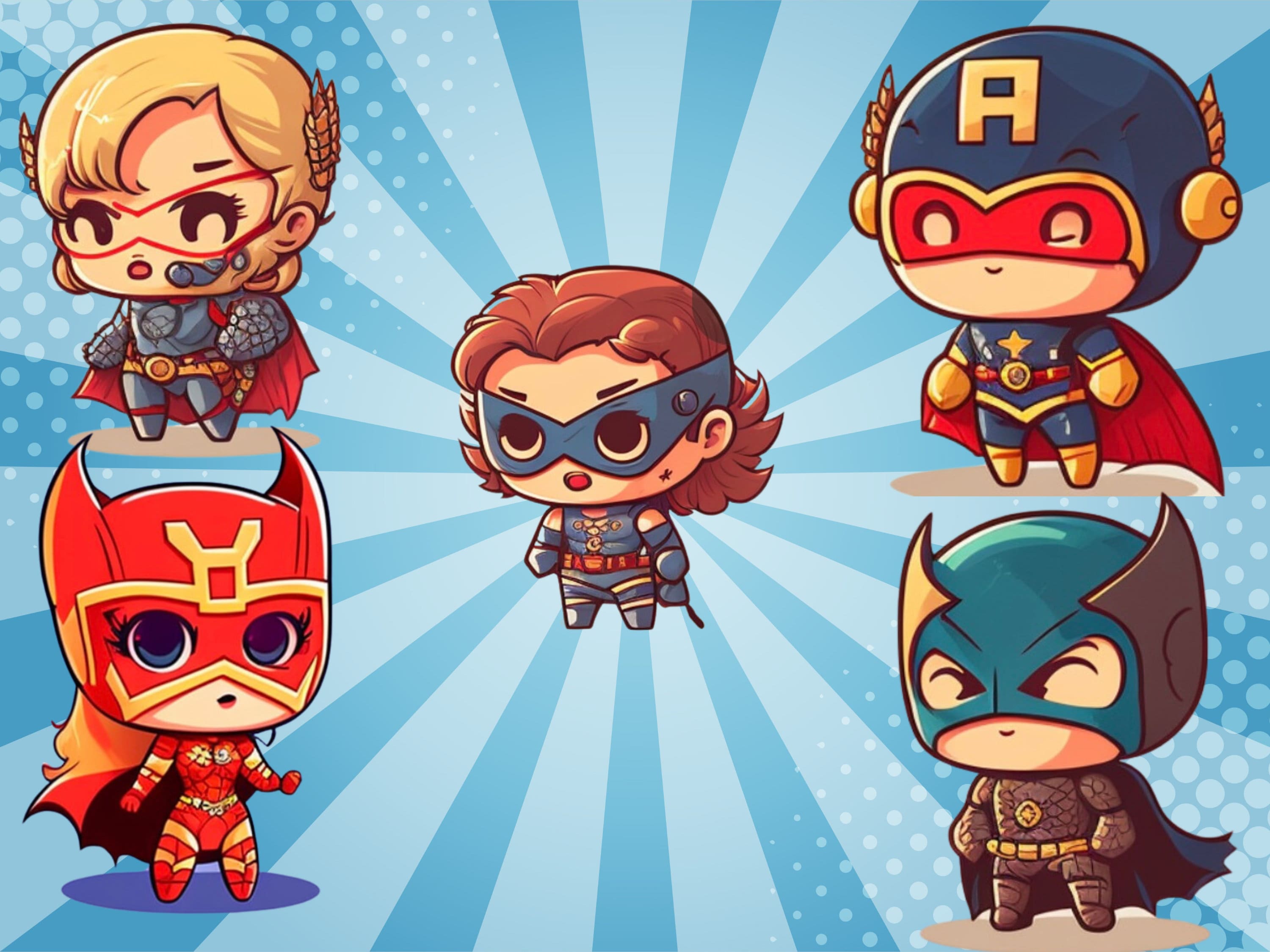 Chibi Hero Emote Twitch, Discord, Channel Point, Streamer, Emoji ...