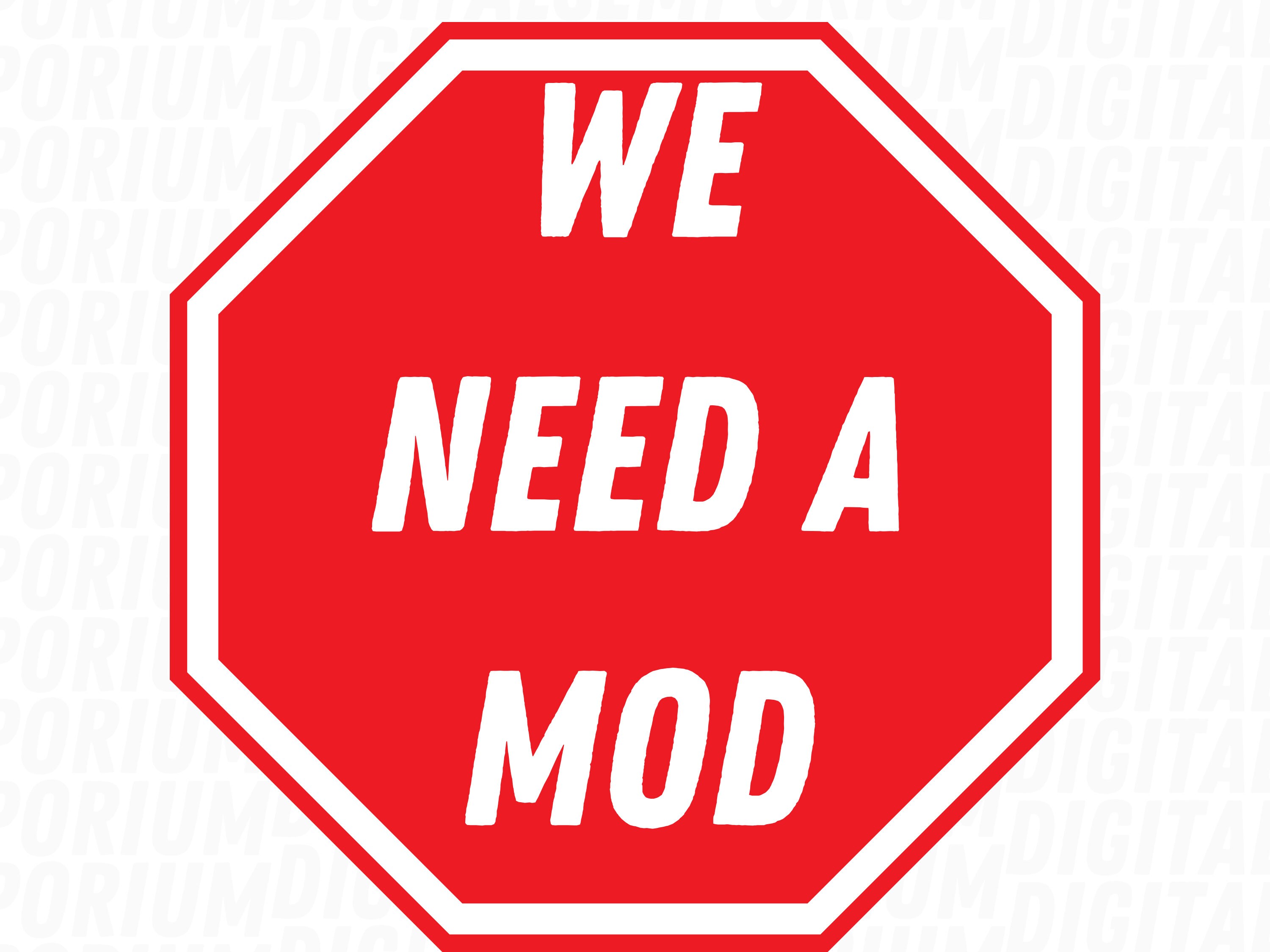 We Need A Mod Emote, Stop Attention Emote, Sign Emote, Twitch Mod Emote ...