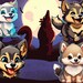 Cute Wolf Emote Collection Twitch & Discord Channel Points Streamer ...