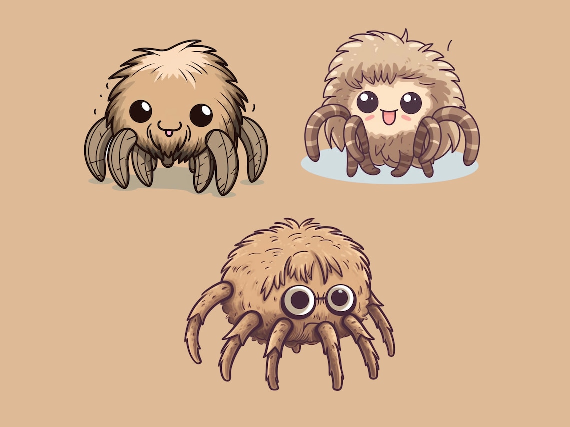 Cute Spider Emotes Twitch & Discord | Channel Points, Streamer, Emoji ...