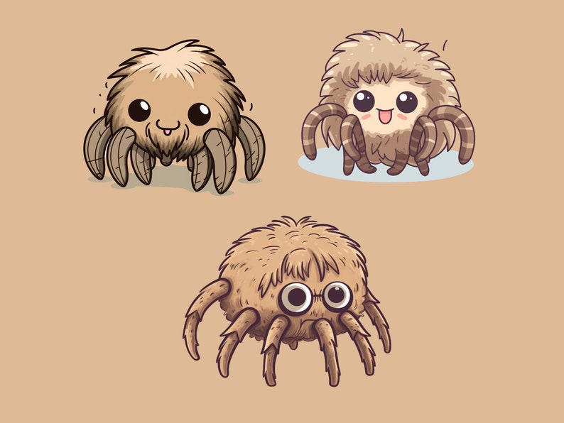 Cute Spider Emotes Twitch & Discord | Channel Points, Streamer, Emoji ...