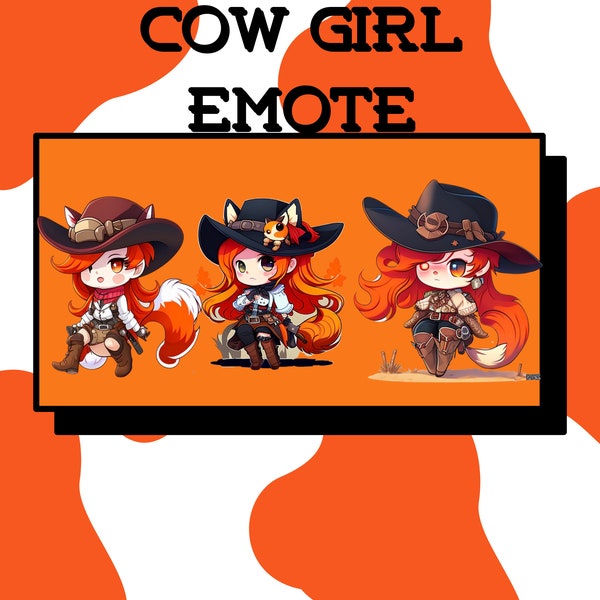Twitch Cowboy Emotes - Etsy