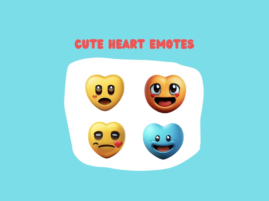 Cute Heart "heart Beats" Twitch/ Streamer Emote - Etsy