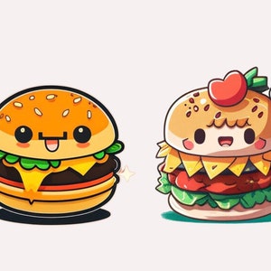 Chibi Burger Collection Twitch & Discord | Channel Points | Streamer ...