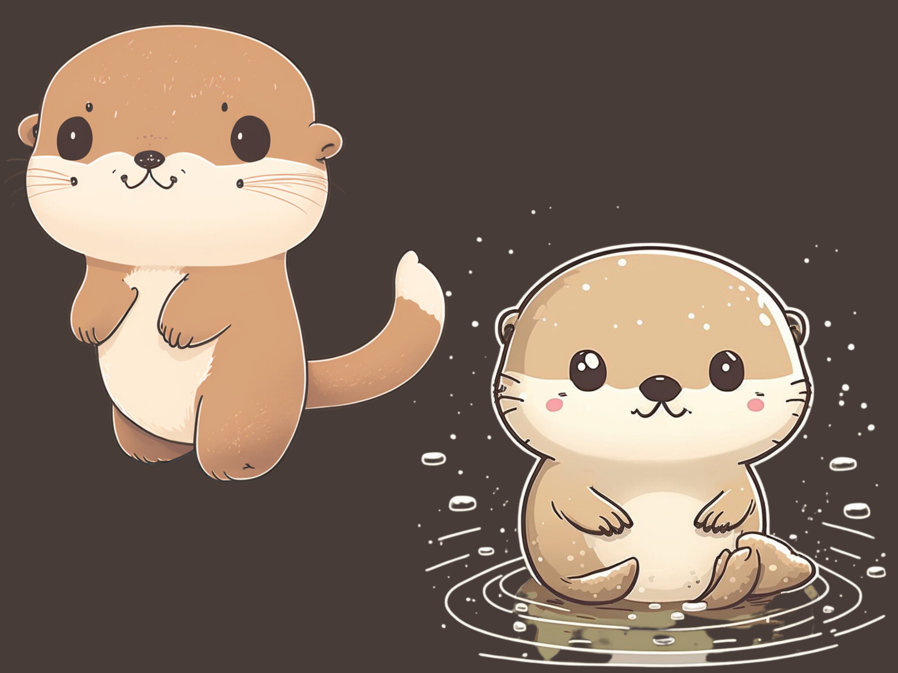 Cute Otter Twitch Emotes | Discord Emotes | Youtube Emotes | Facebook ...