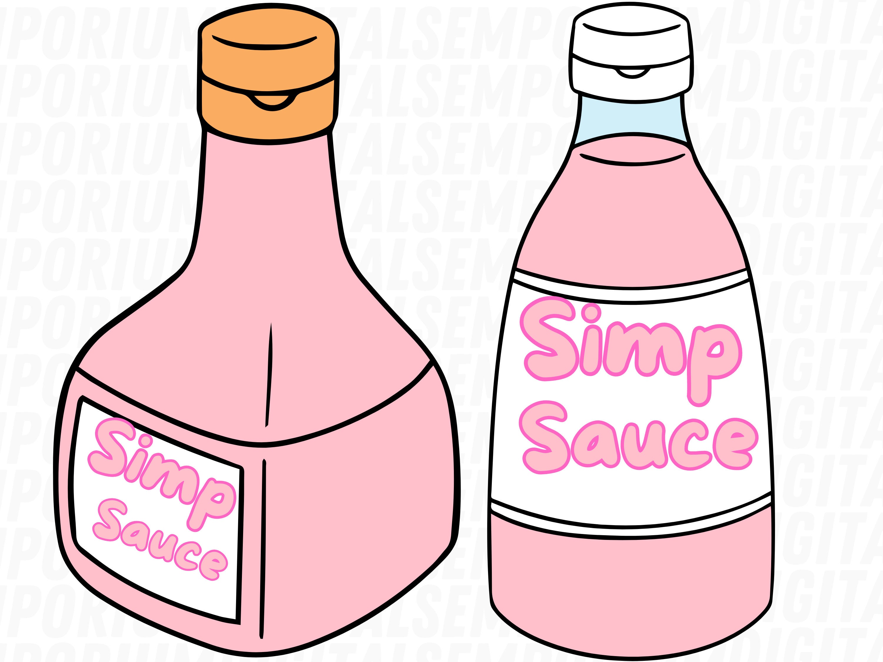 Simp Twitch Emote Sauce Emote, Meme Emote, Rizz Emote, Funny Emote ...