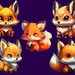 Cute Baby Fox Emote Collection Twitch & Discord | Channel Points ...