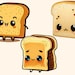 Cute Toast Twitch Emotes | Discord Emotes | Youtube Emotes | Facebook ...