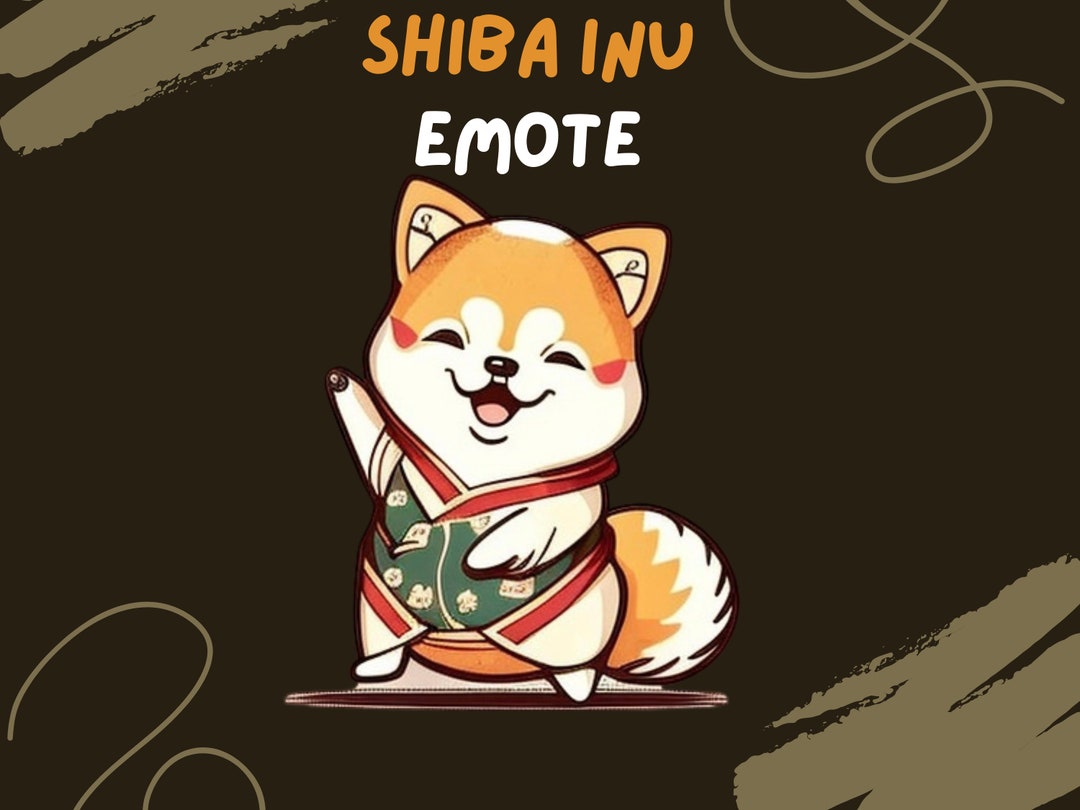 Cute Shiba Inu Twitch Emote Twitch & Discord | Channel Points ...