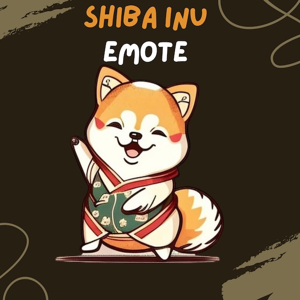 Shiba Animated Emote Twitch - Etsy