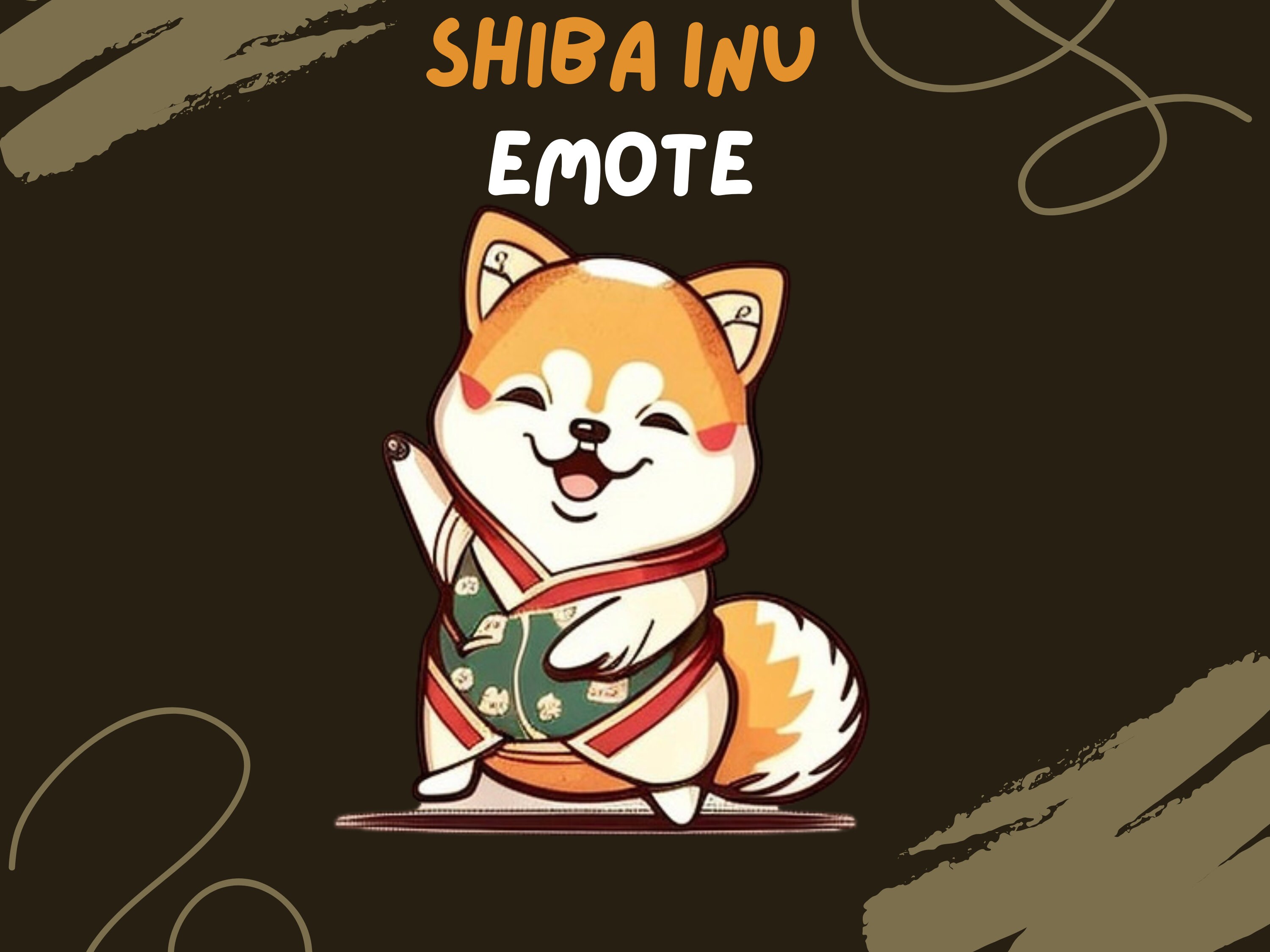 Cute Shiba Inu Twitch Emote Twitch & Discord | Channel Points ...