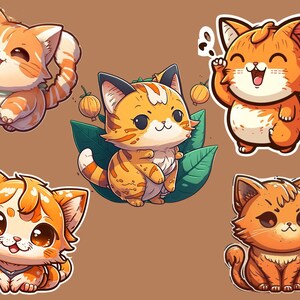 Chibi Cute Cat Emote Collection Twitch & Discord | Channel Points ...