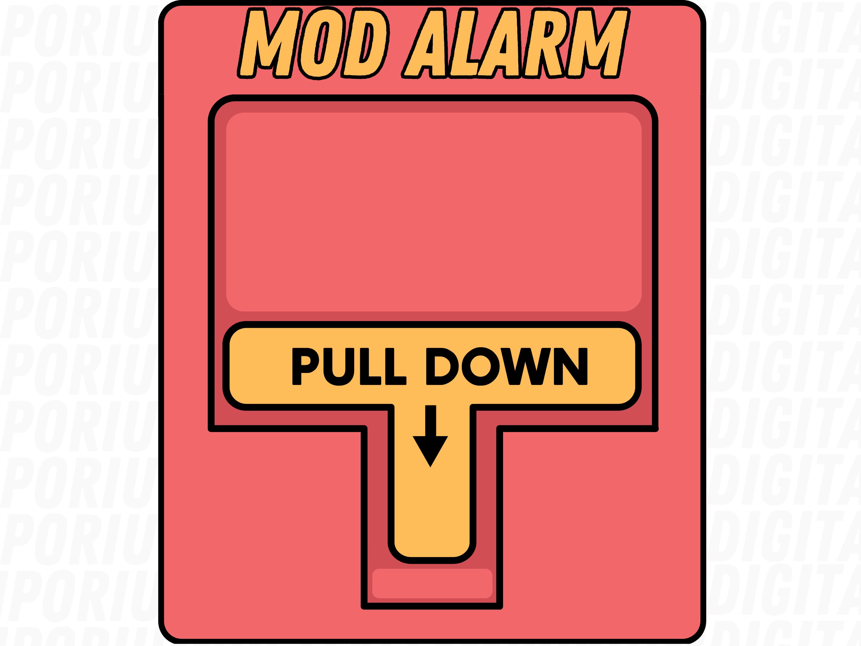 Mod Alarm Twitch Emote, Mod Emote, Meme Emote, Fire Alarm Emote, Funny ...