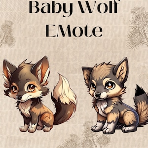 Cute Space Wolf Emote Collection Twitch & Discord, Channel Points ...