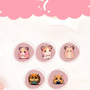 Happy Cute Hamster Twitch Emotes | Discord Emotes | Youtube Emotes ...