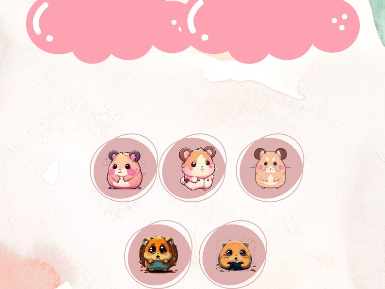 Happy Cute Hamster Twitch Emotes | Discord Emotes | Youtube Emotes ...