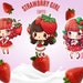Cute Strawberry Girl Emote Collection Twitch, Discord, Channel Points ...