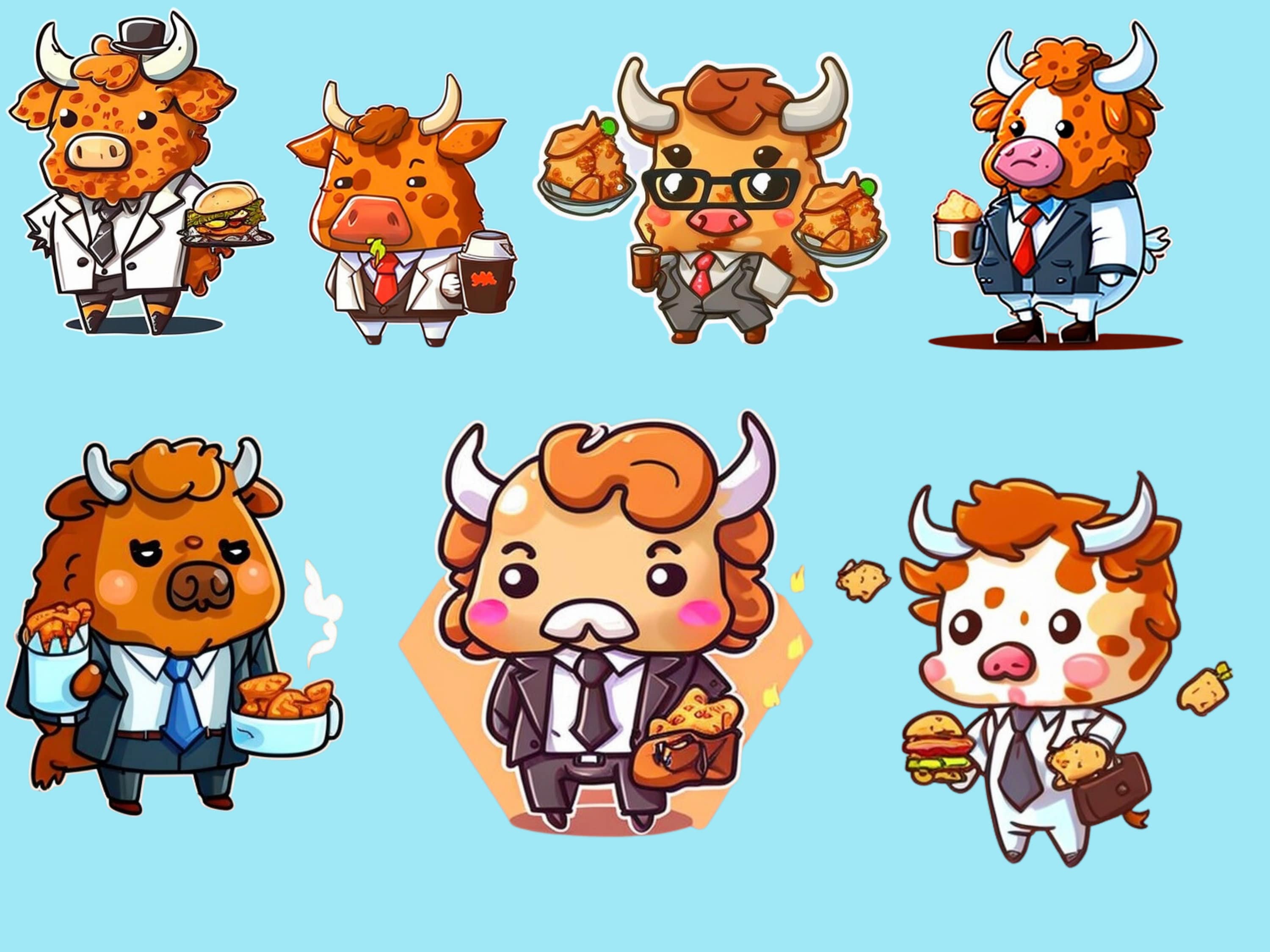 Bull in Suit Twitch Emotes | Discord Emotes | Youtube Emotes | Facebook ...