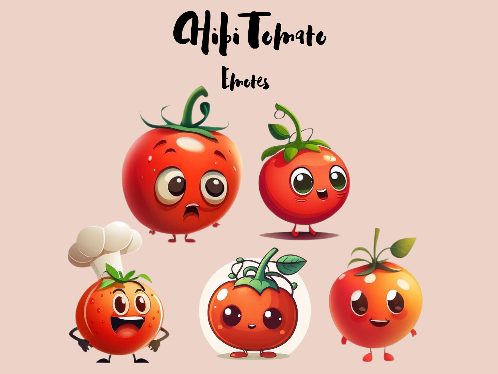 Chibi Tomato Collection Twitch & Discord | Channel Point | Streamer ...