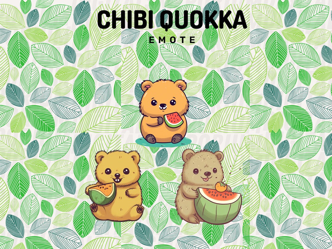 Chibi Quokka Emote, Animal Emote, Cute Pet Emote, Baby Quokka Emote ... Chibi Quokka Emote, Animal Emote, Cute Pet Emote, Baby Quokka Emote ...