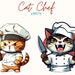 Cute Cat Chef Emotes Twitch, Discord, Channel Point, Streamer, Emoji ...