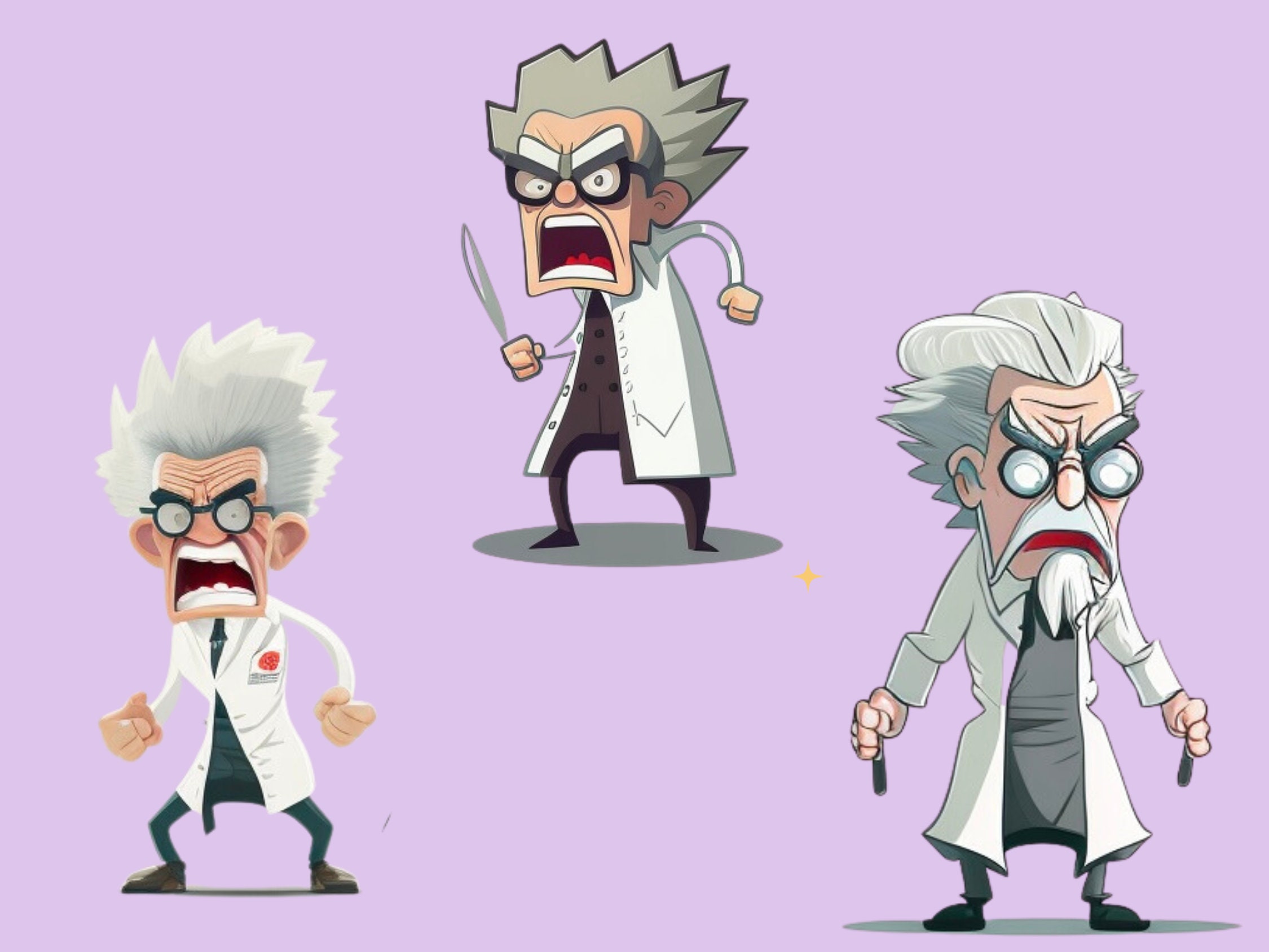Angry Mad Scientist Emotes Twitch, Discord, Channel Point, Streamer ...