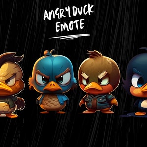 Angry Duck Emotes Twitch & Discord | Channel Points | Streamer | Emoji ...